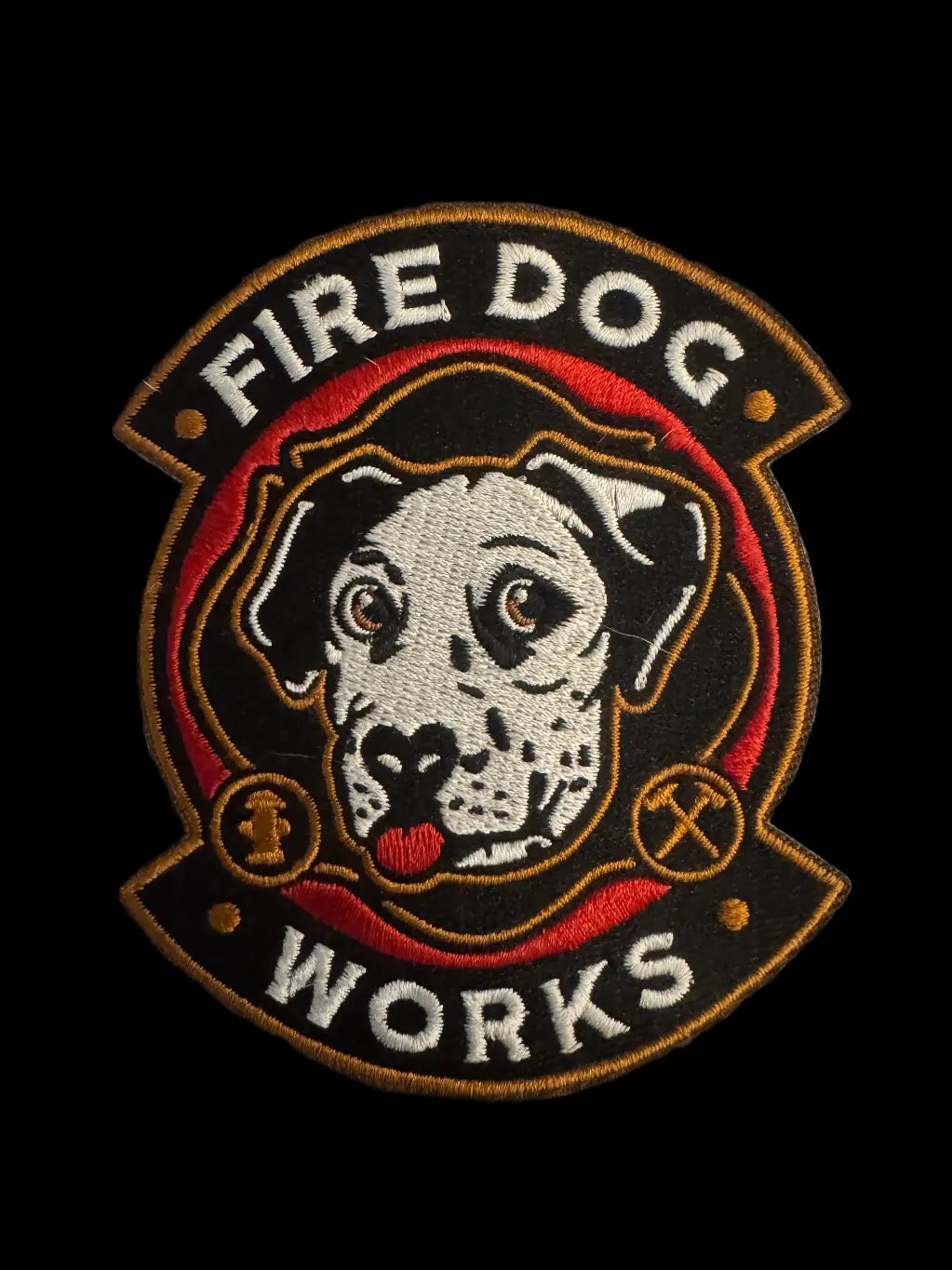 Firedog Works Embroidered Patch